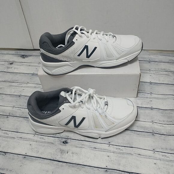 New Balance | Shoes | New Balance 59 Mx519wg2 Menssz 85d White Logo ...